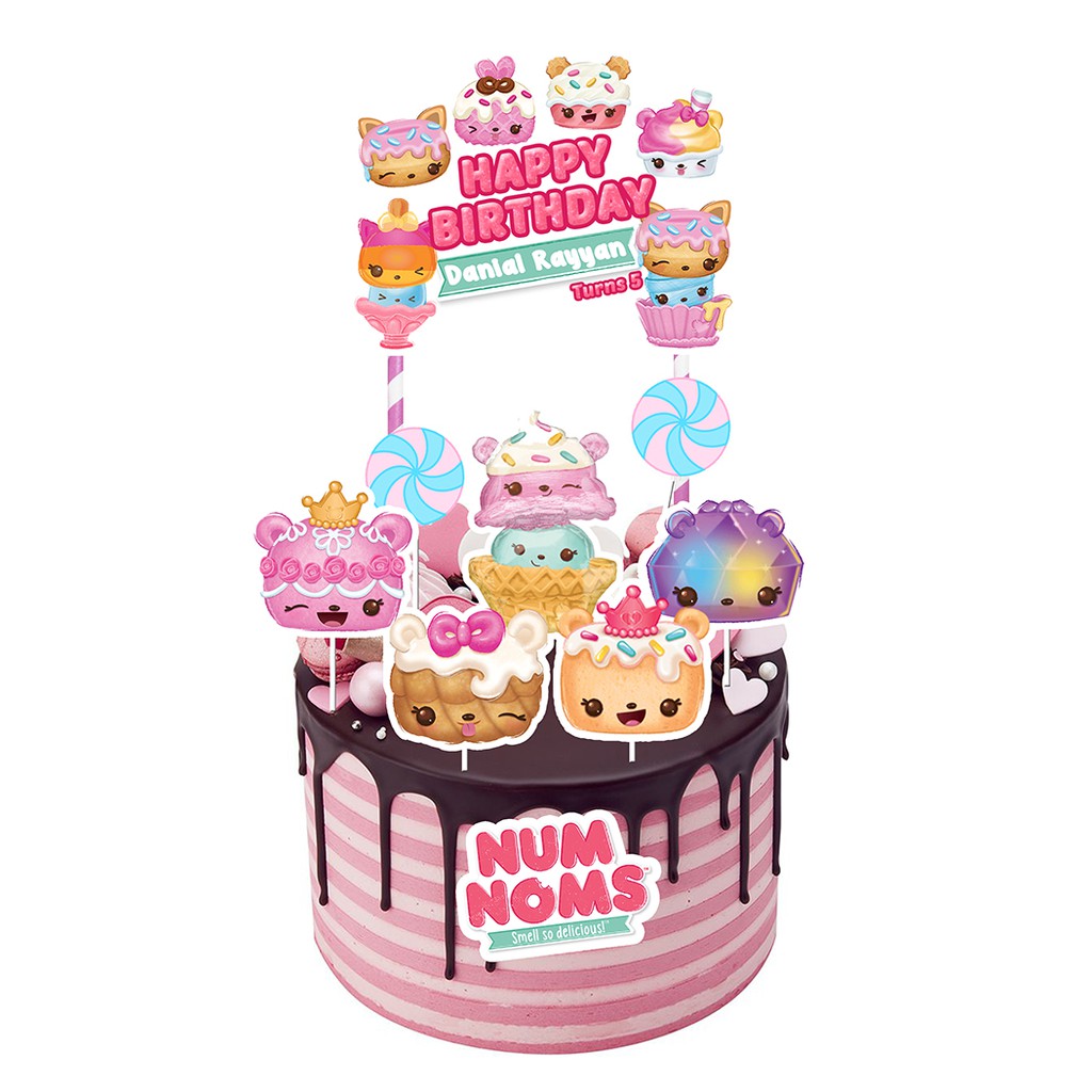 NUM NOMS CAKE TOPPER SET | Shopee Malaysia