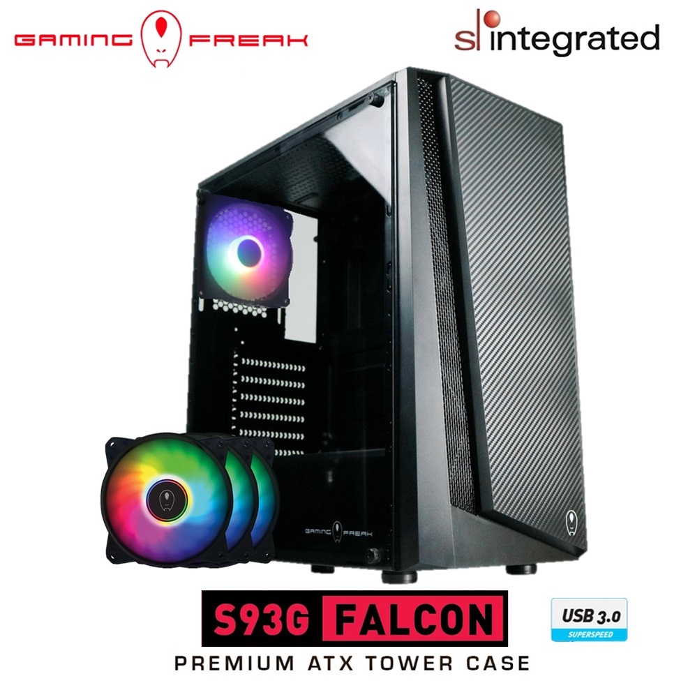 GAMING FREAK GFG-S93G FALCON ATX CHASSIS CASING | Shopee Malaysia