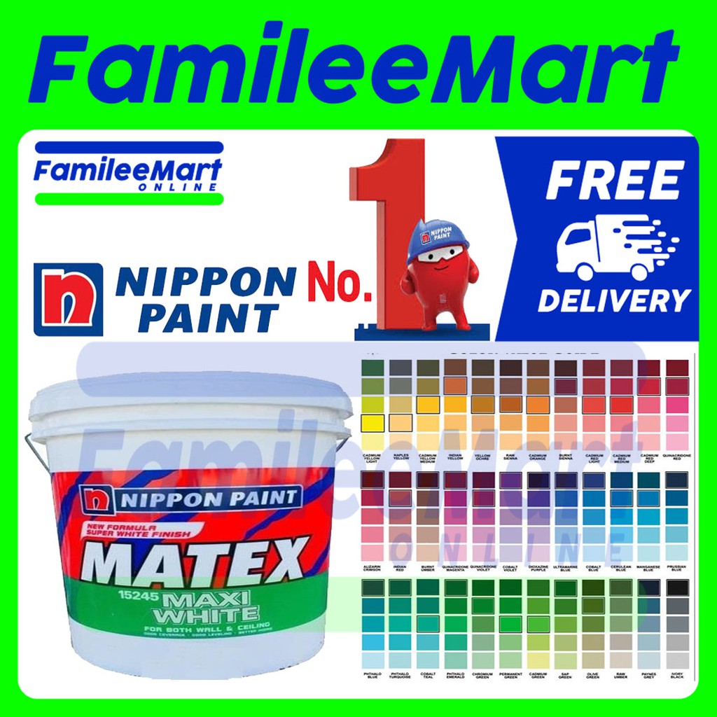 NIPPON PAINT SUPER MATEX MAXI WHITE WHITE 15245 7L MAXILITE UNDERCOAT ...