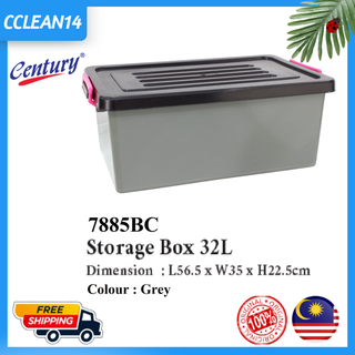 7885SC Century Storage Box 32Lt 7885BC Plastic box kotak plastik 收纳箱 ...
