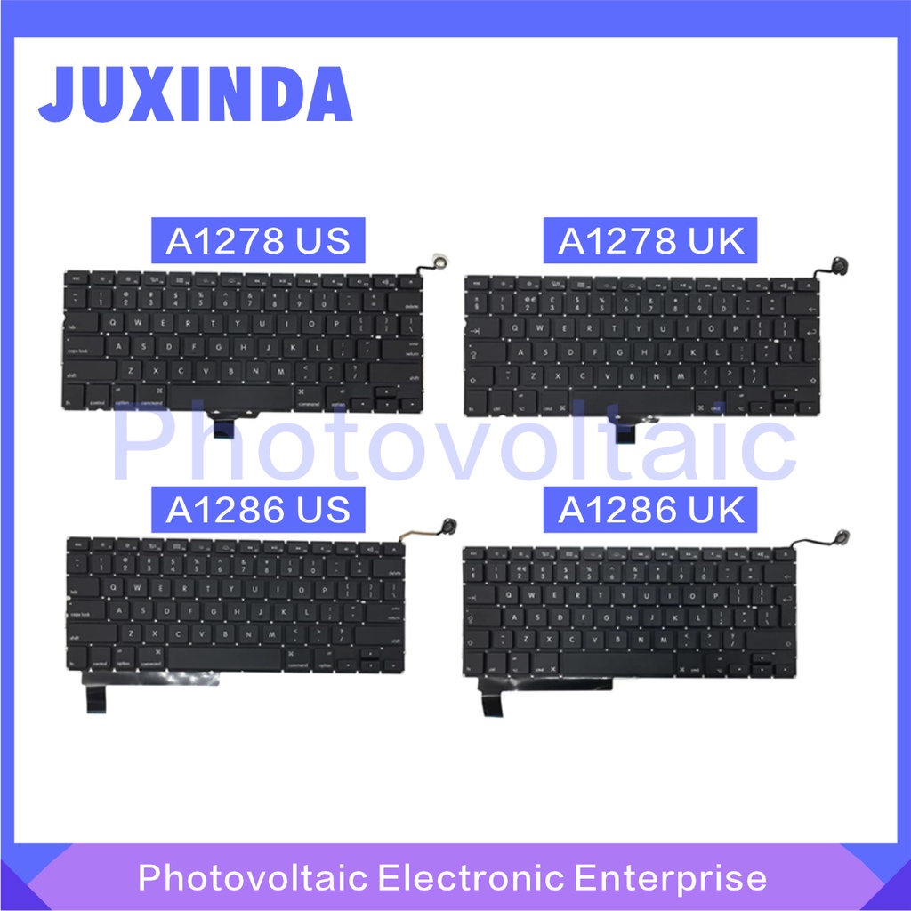 Laptop A1278 A1286 A1425 A1398 A1502 Keyboard Compatible with Macbook ...