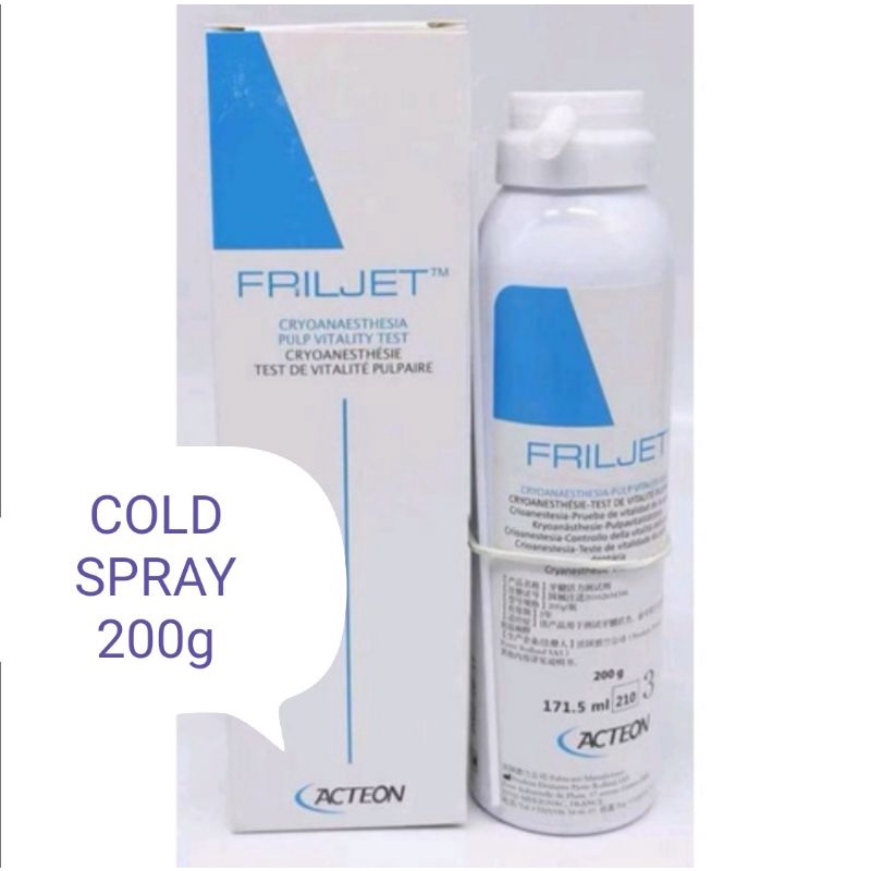 Clearance Friljet Cold Spray Dental Pulp Vitality Test 200g per Bottle ...