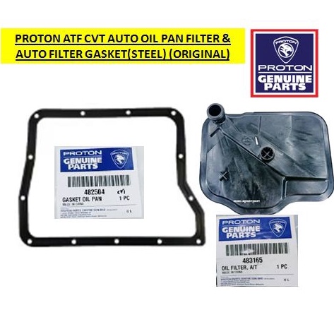 PROTON ATF CVT AUTO OIL PAN FILTER & AUTO FILTER GASKET(STEEL ...