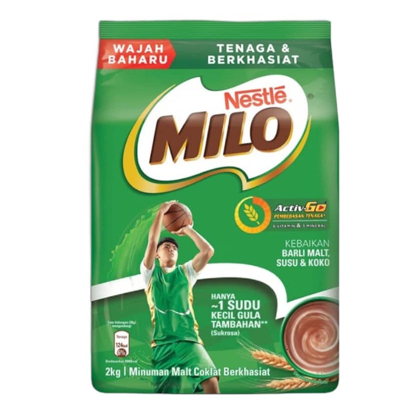 Nestle Milo Activ-Go Chocolate Malt Powder Softpack 1Kg / 2Kg | Shopee ...