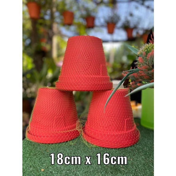 PASU PUTIH EMPAT SEGI 11cm x 11cm / PASU BUNGA SAIZ POKOK SEMAIAN ...