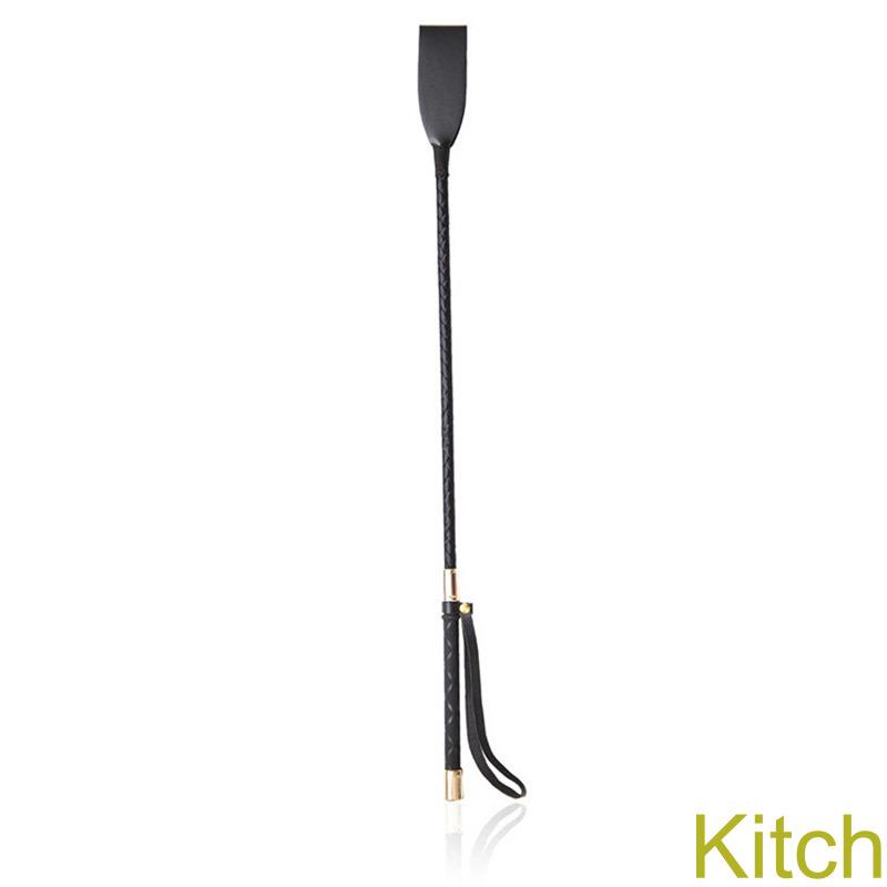 [Kitch]54cm Leather Horse Whip Equestrian Horseback Racing Riding Whips ...