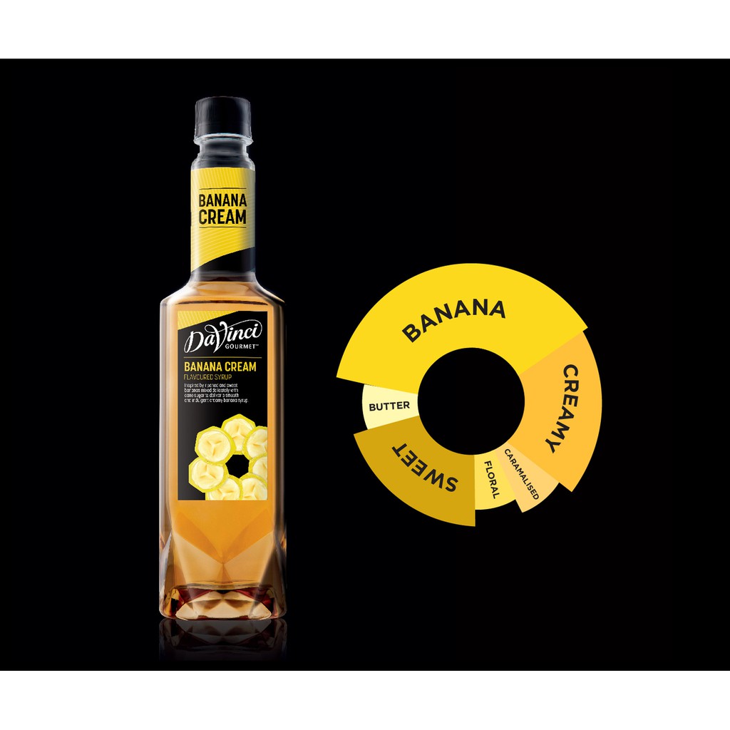 DaVinci Gourmet Flavored Syrup, Banana Cream, 750ml | Shopee Malaysia