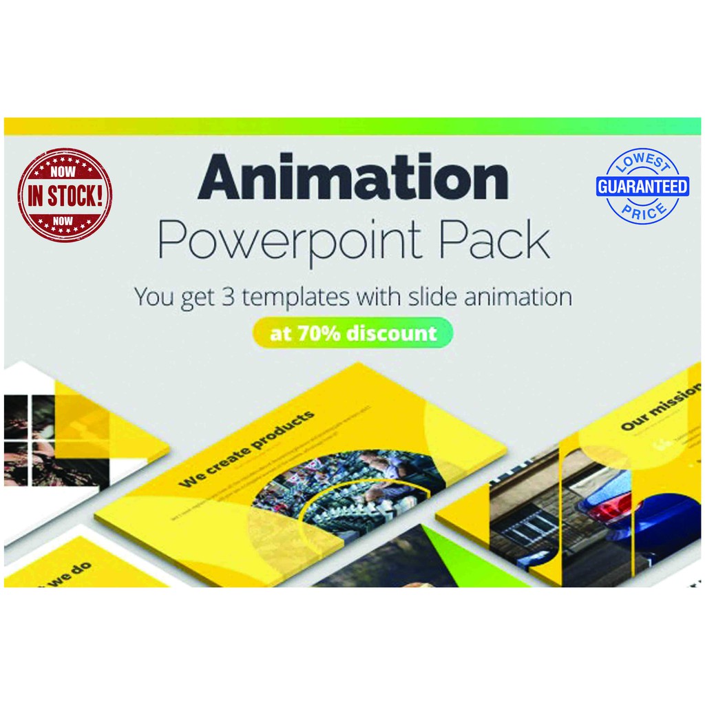 Powerpoint Animated Bundle 3 in 1 Bundle | Shopee Malaysia