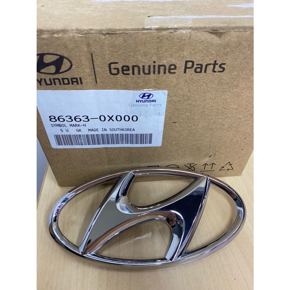 EMBLEM NAME PLATE / LOGO FRONT (H) GENUINE PART (ORIGINAL) [86363-0X000 ...