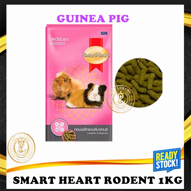 Smart Heart Rodent / Guinea Pig Food 1KG | Shopee Malaysia