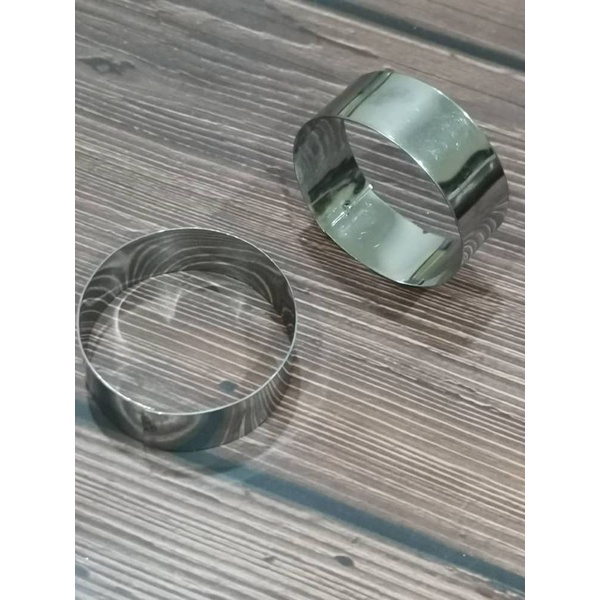 RB2in1 cookie cutter ring bulat 3cm ( 2pcs) tinggi 1/2 inci (RB2in1 ...