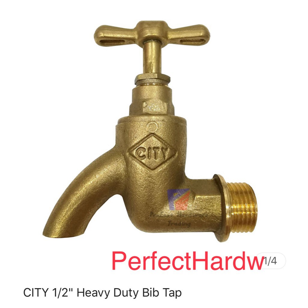 CITY BRASS BIB TAP HEAVY DUTY/ LIGHT DUTY | Shopee Malaysia