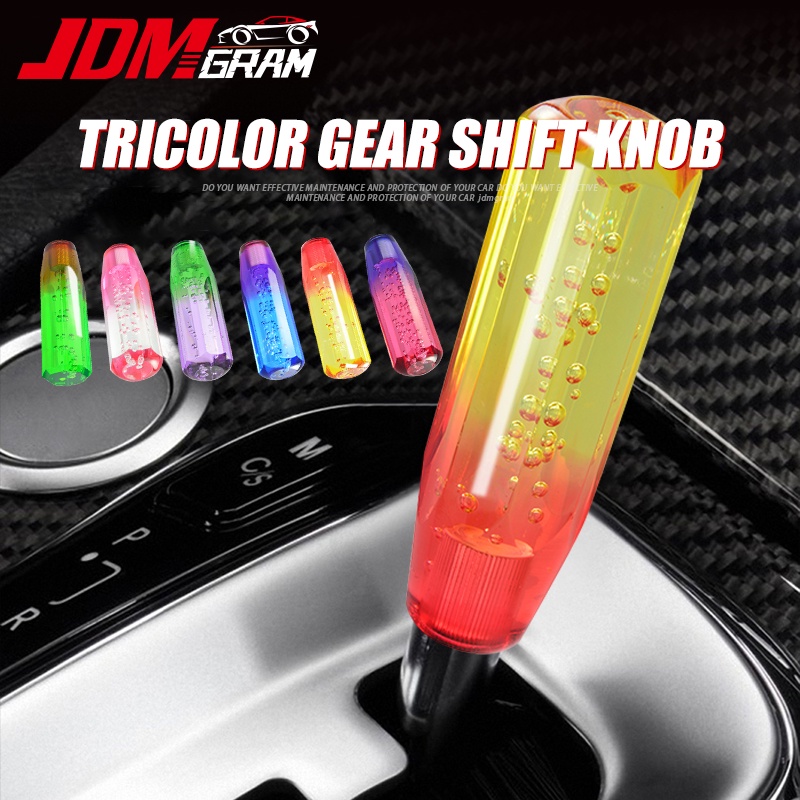 JDMGRAM Crystal Bubble Car Gear Shift Knob Manual Automatic Universal ...
