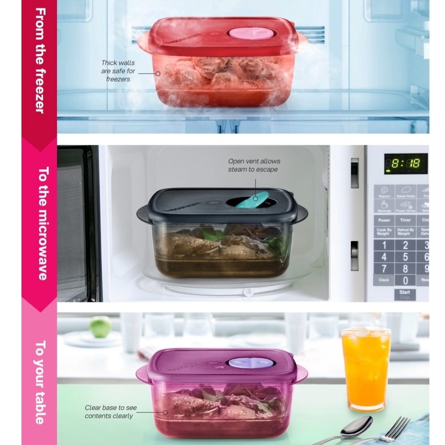 READY STOCK🔥PAYLESS 90x Tupperware Brands Rock N Serve Square 1L /🔥New ...
