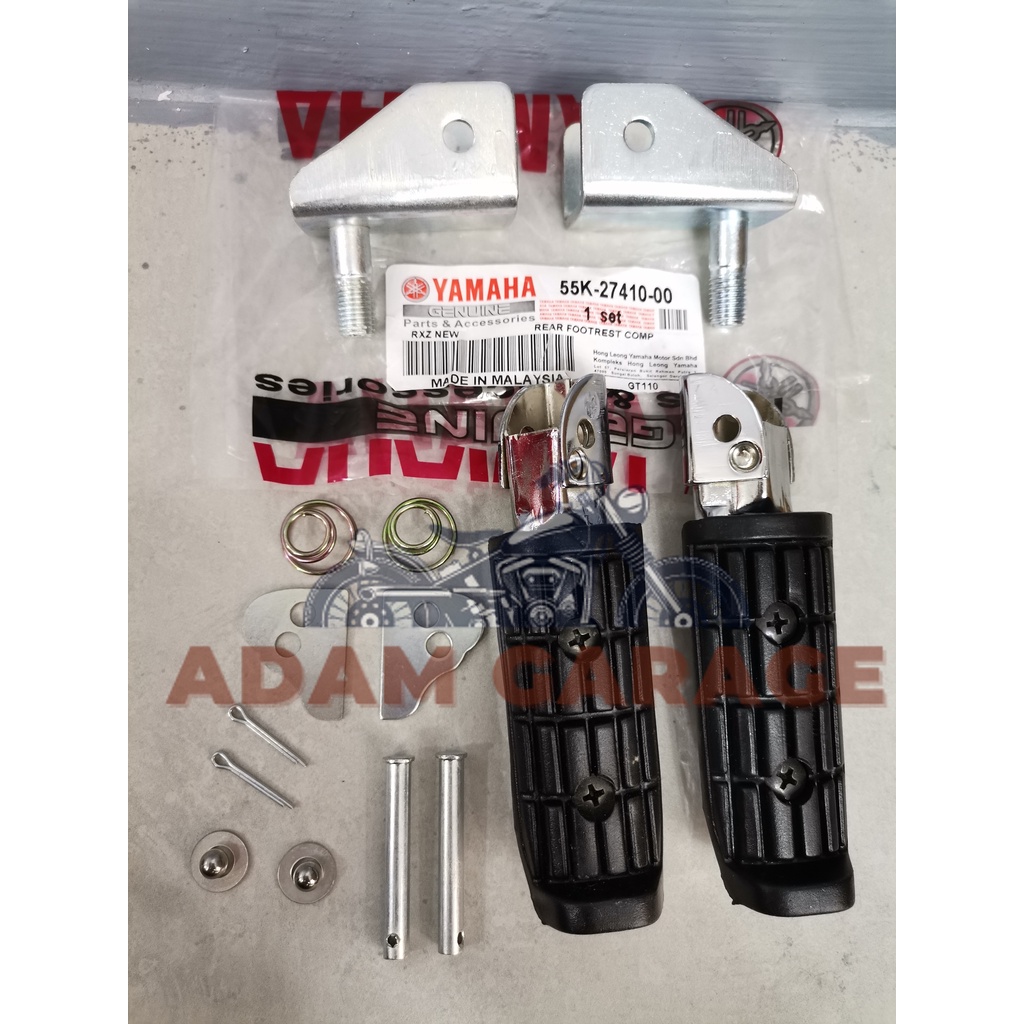 100% RXZ Rear Footrest Foot Rest Pemijak Pijak RXZ MILI RXZ CATALYZER ...