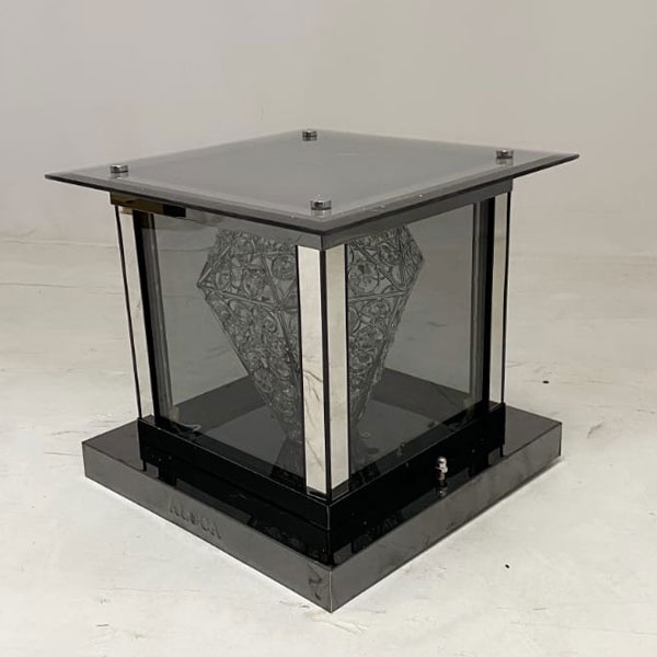 7711 OUTDOOR CRYSTAL DIAMOND SHAPE GATE LAMP /Mordern 3tone DL+BLUE LED ...