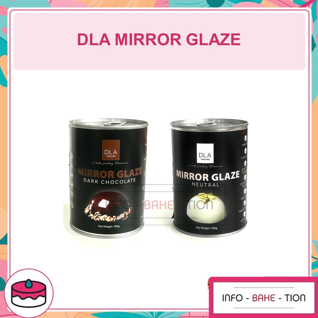 DLA Mirror Glaze Neutral/Dark Chcolate 700g | Shopee Malaysia