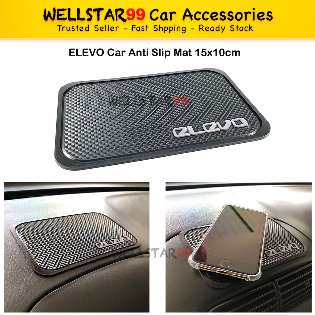 ELEVO Car Anti Slip Mat Pad 15x10cm | Shopee Malaysia