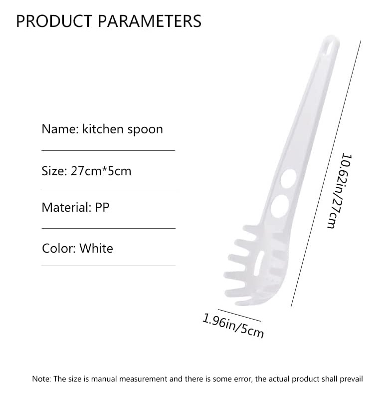 1pc Spaghetti Server Measuring Tool Noodle Spoon Fork Egg Yolks ...