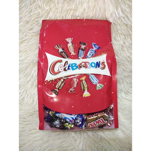 MINIATURES ALL FLAVOUR CELEBRATIONS SNICKERS/MARS/TWIX/BOUNTY COKLAT ...