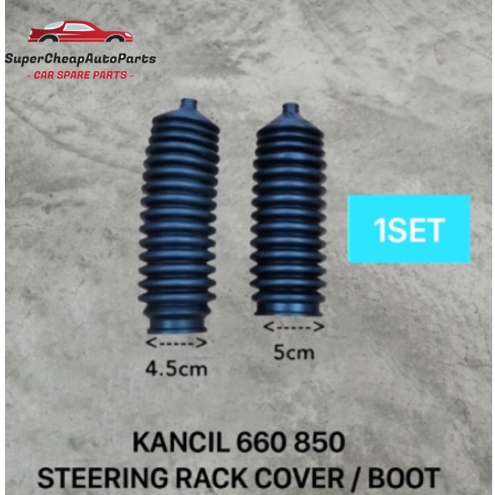 PERODUA KANCIL 660 850 STEERING RACK COVER / BOOT SET 2PCS | Shopee ...
