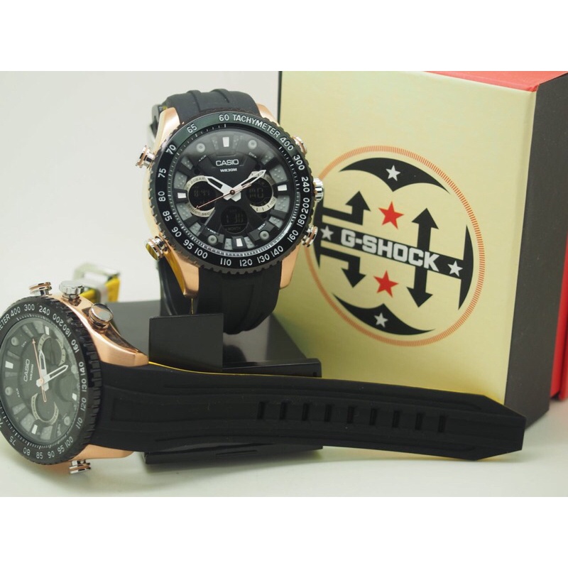 G-SHOCK HIGH QUALITY SILICON STRAP DUAL TIME SPORTY WATCHES FOR MEN ...