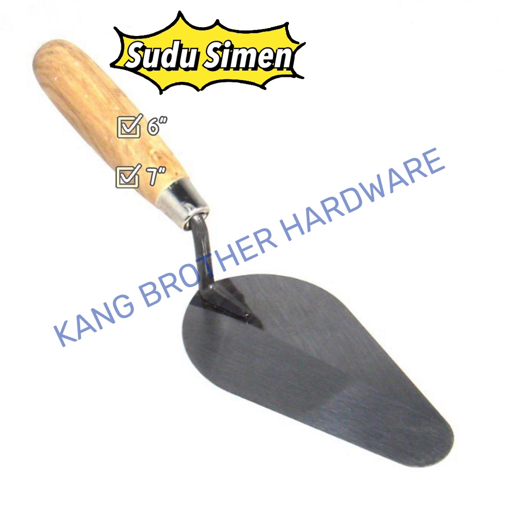 Bricklaying Trowel / Sudu Simen 6" / 7" | Shopee Malaysia