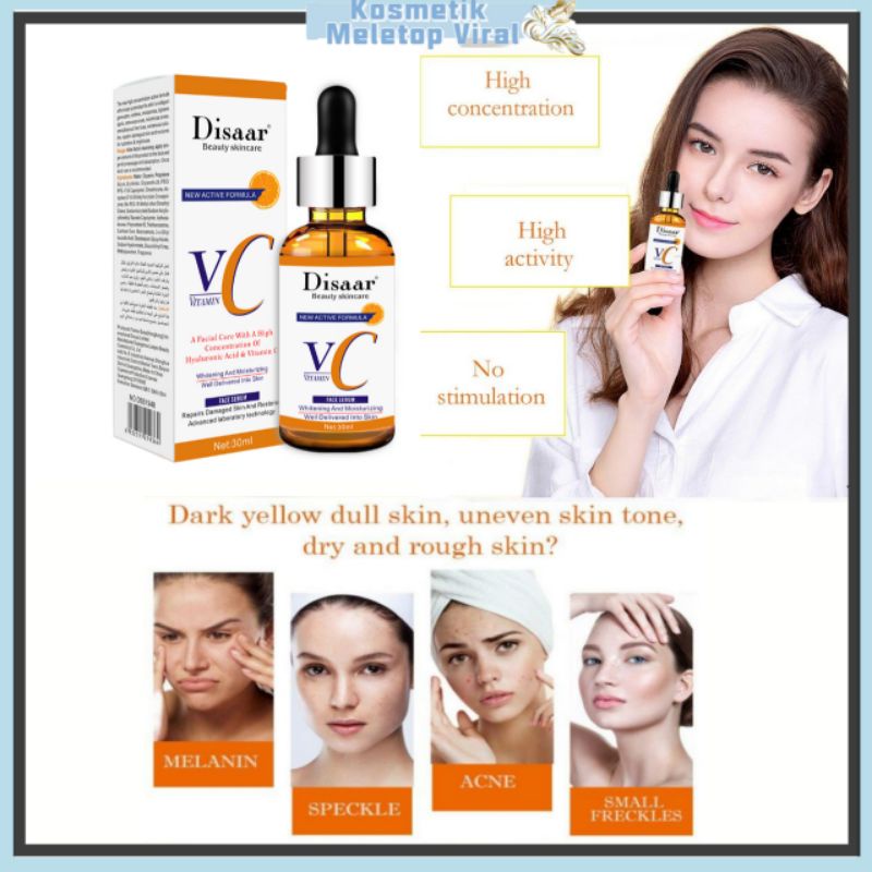 DISAAR VITAMIN C FACE SERUM 30ML | Shopee Malaysia