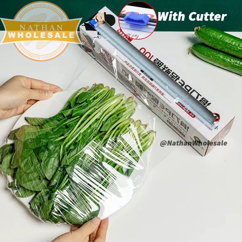 PE Food Wrapping Plastic Food Wrap Cutter Wrapping Plastic Food ...