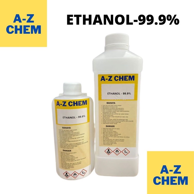 Ethanol Alcohol 75% // 99.9% [500mL/1000ML] Sanitizer / Solvent ...