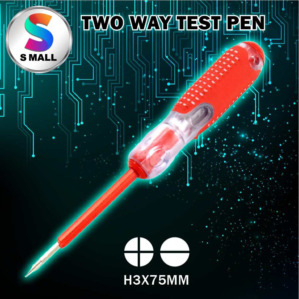 TWO WAY (+,-) TEST PEN SPARK DETECT SCREWDRIVER 17151A/17150A/66-119 ...