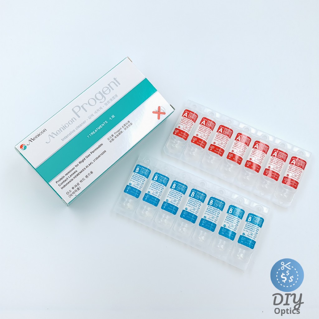 Menicon Progent Intensive Cleaner A and B for RGP Semi Hard Lens ...