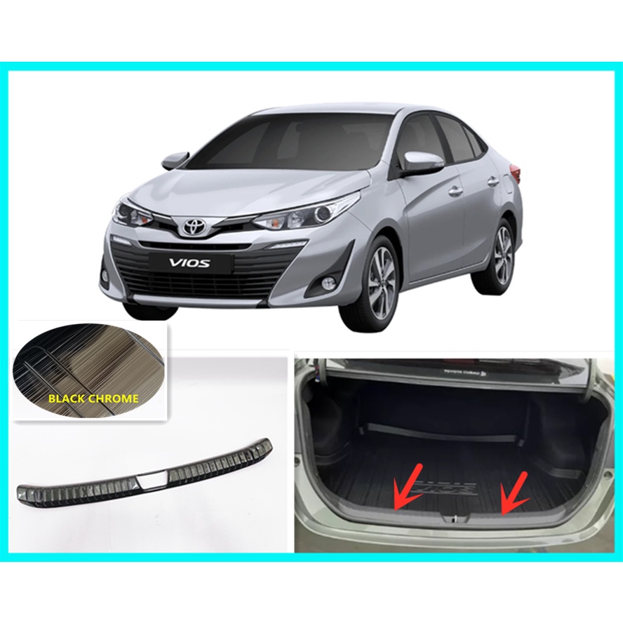 TOYOTA VIOS 2019 - 2022 INNER Rear Bumper Guard Trunk Protector ...