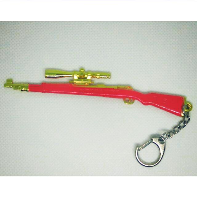 Keychain PUBG Kar98K redgold | Shopee Malaysia
