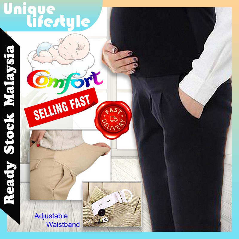 Pregnancy Maternity Pants Office Working Long Pants Plus size Hamil ...