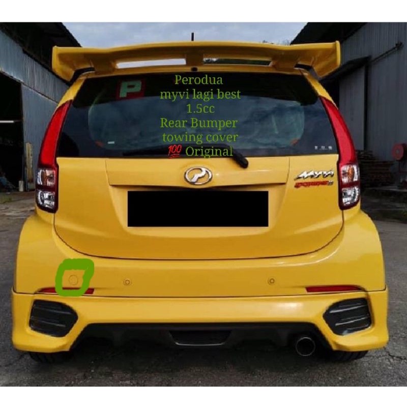 💯 Original Perodua Myvi Lagi Best 1.5cc Rear Bumper Towing Cover ...