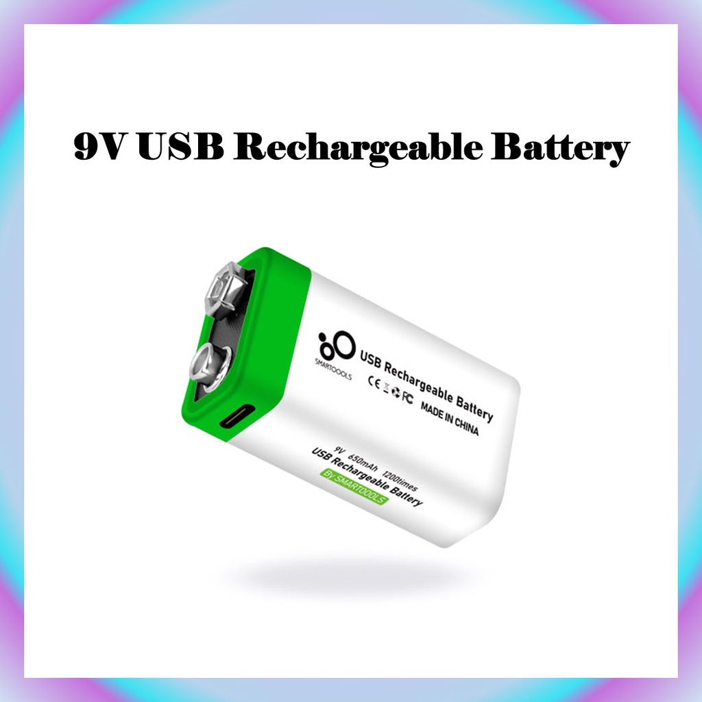 AAA 1.5V Rechargeable Battery 9V C2 D1 USB Type-C Lithium Fast Quick ...