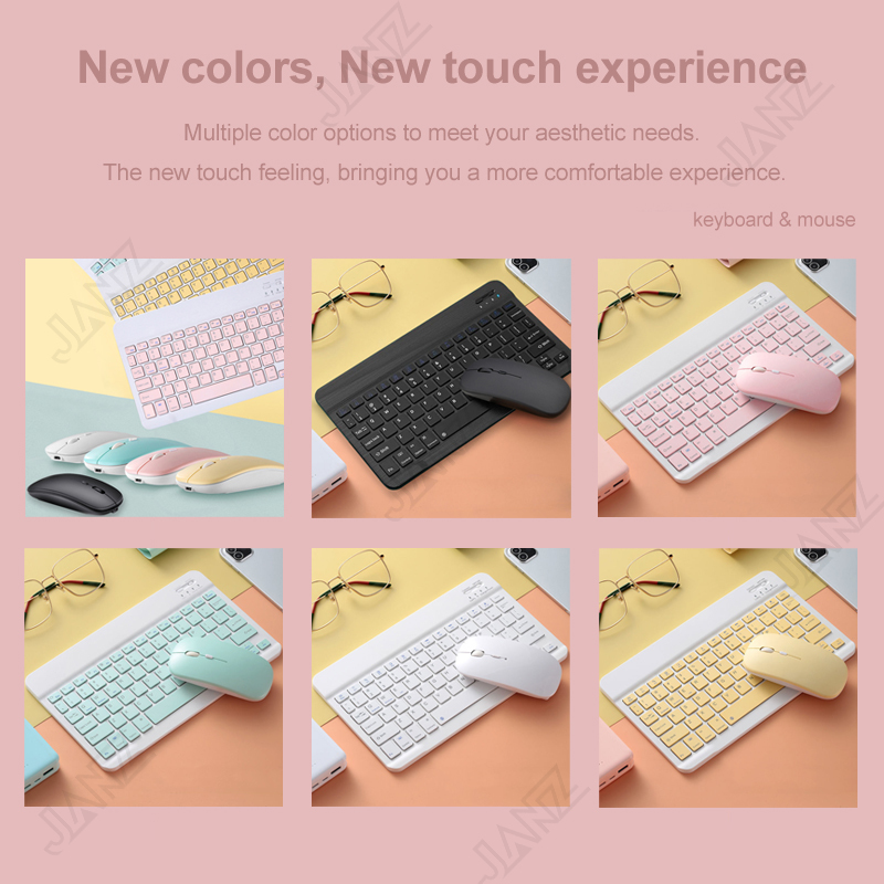【MY Stock 】10 inch Wireless Bluetooth Keyboard Wireless Mouse Set ...