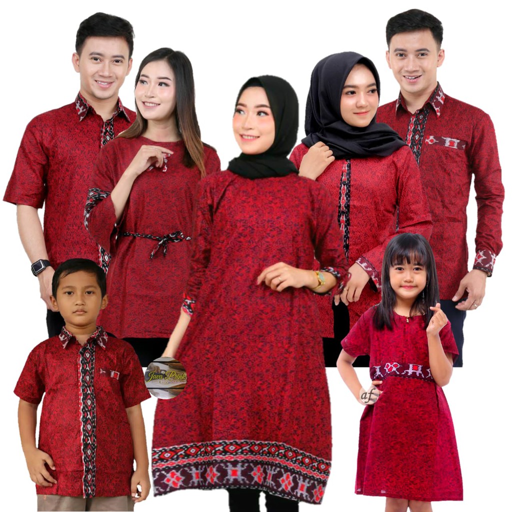 BB Couple Batik Family Father Mother And Son Couple DILAN / SARIMBIT ...