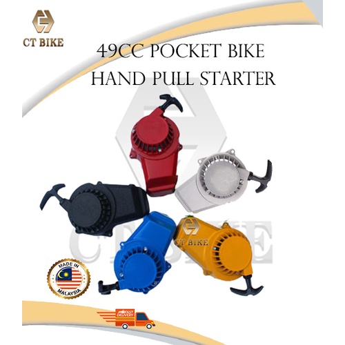 Hand pull-starter ALLOY for 49cc 50cc dirt scrambler minibike motocross ...
