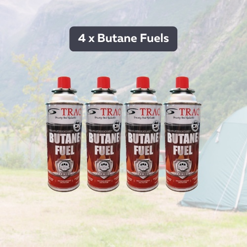 TRAC/CHEF Gas Butane Fuel 250g Canister Cartridge For Portable Gas ...