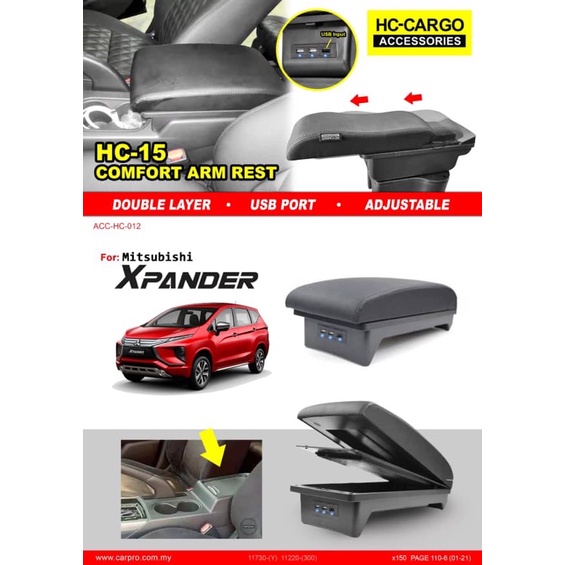 mitsubishi xpander Hc-15 comfort arm rest | Shopee Malaysia