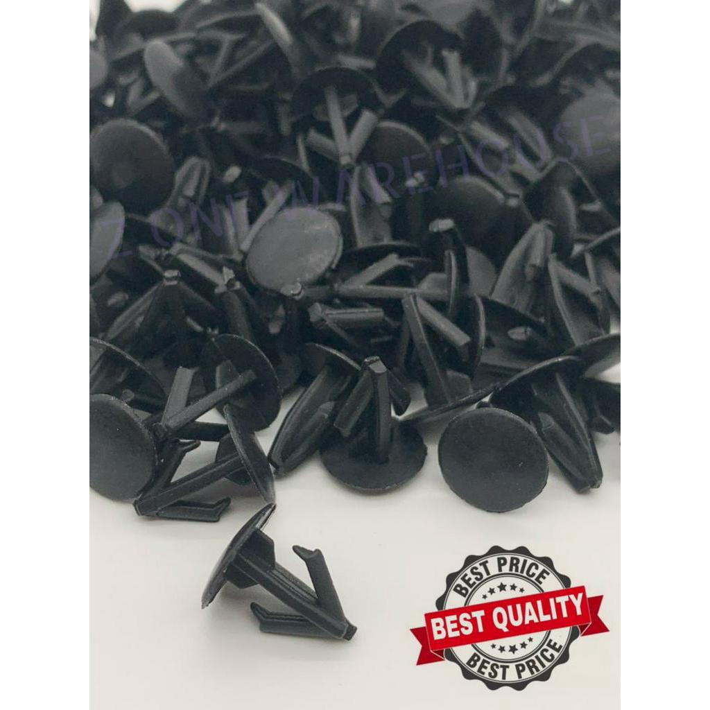 100 PCS 💥 Honda Small Side Machine Cover Rubber Strip Fixing Rivet Clip ...
