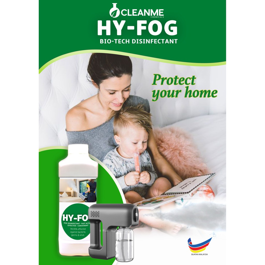 [READY STOCK]Fogging Disinfectant Liquid Cleanme Hy-FOG Bio-Tech 99.9% ...