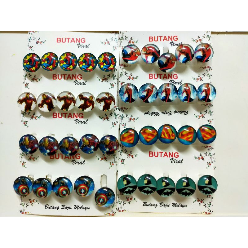 butang baju melayu superhero ultraman lelong | Shopee Malaysia