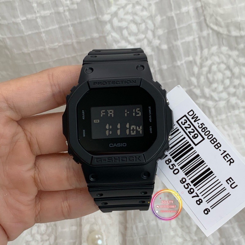 READY STOCK 100% ORIGINAL CASIO G-SHOCK DW-5600BB-1/DW-5600UBB-1 BLACK ...