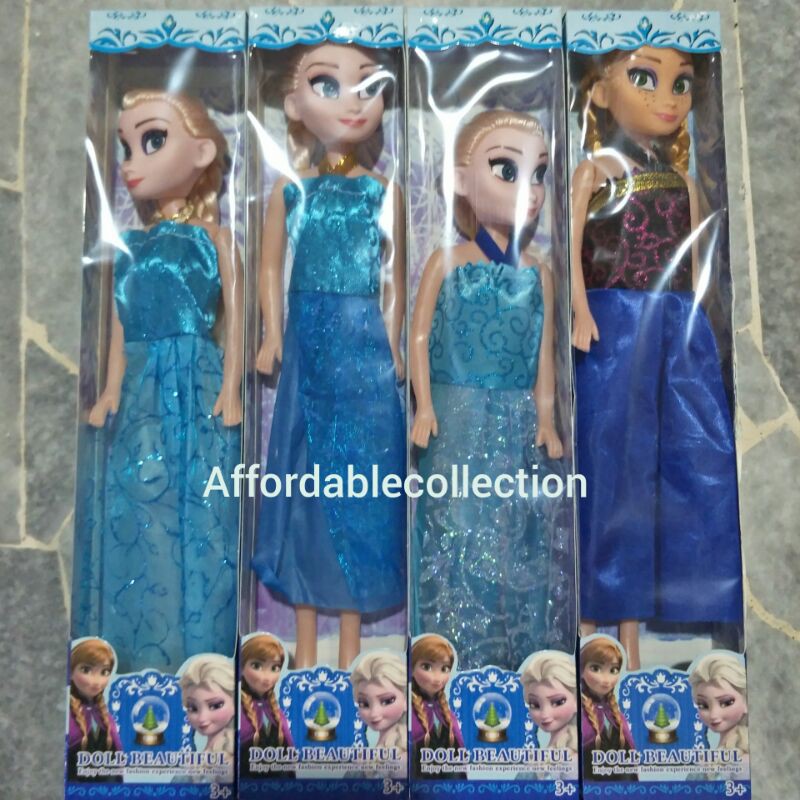Frozen Elsa Anna Barbie Doll / Anak Patung Frozen | Shopee Malaysia