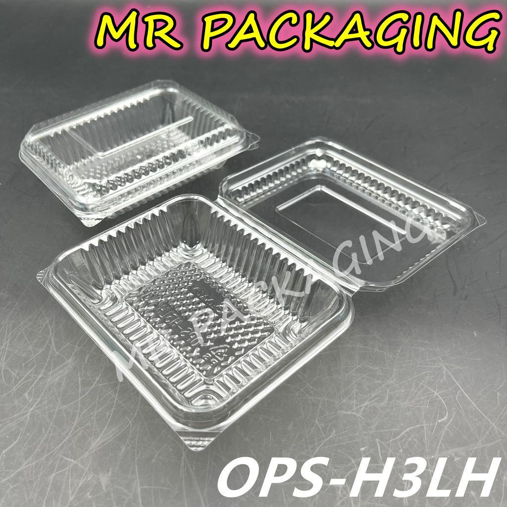 Benxon OPS-H3LH GC-PACK GO-3L Plastic Tray [ 50pcs± ] Bakery Disposable ...