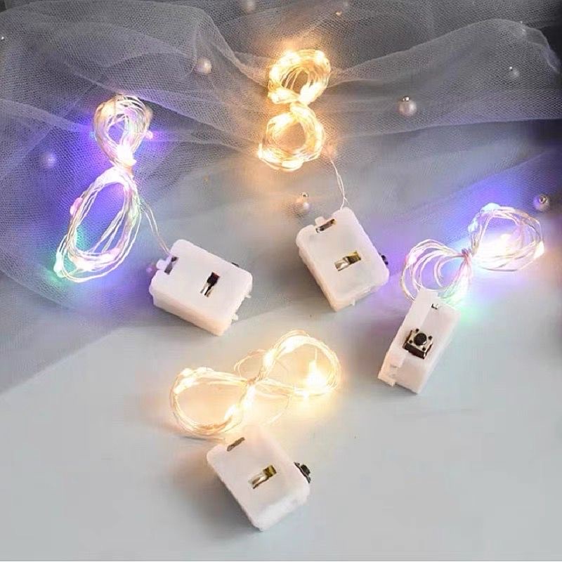 3 MODES WIRE LED LIGHTING SET 2 METER-COLOURFULL LIGHT & WARM YELLOW ...