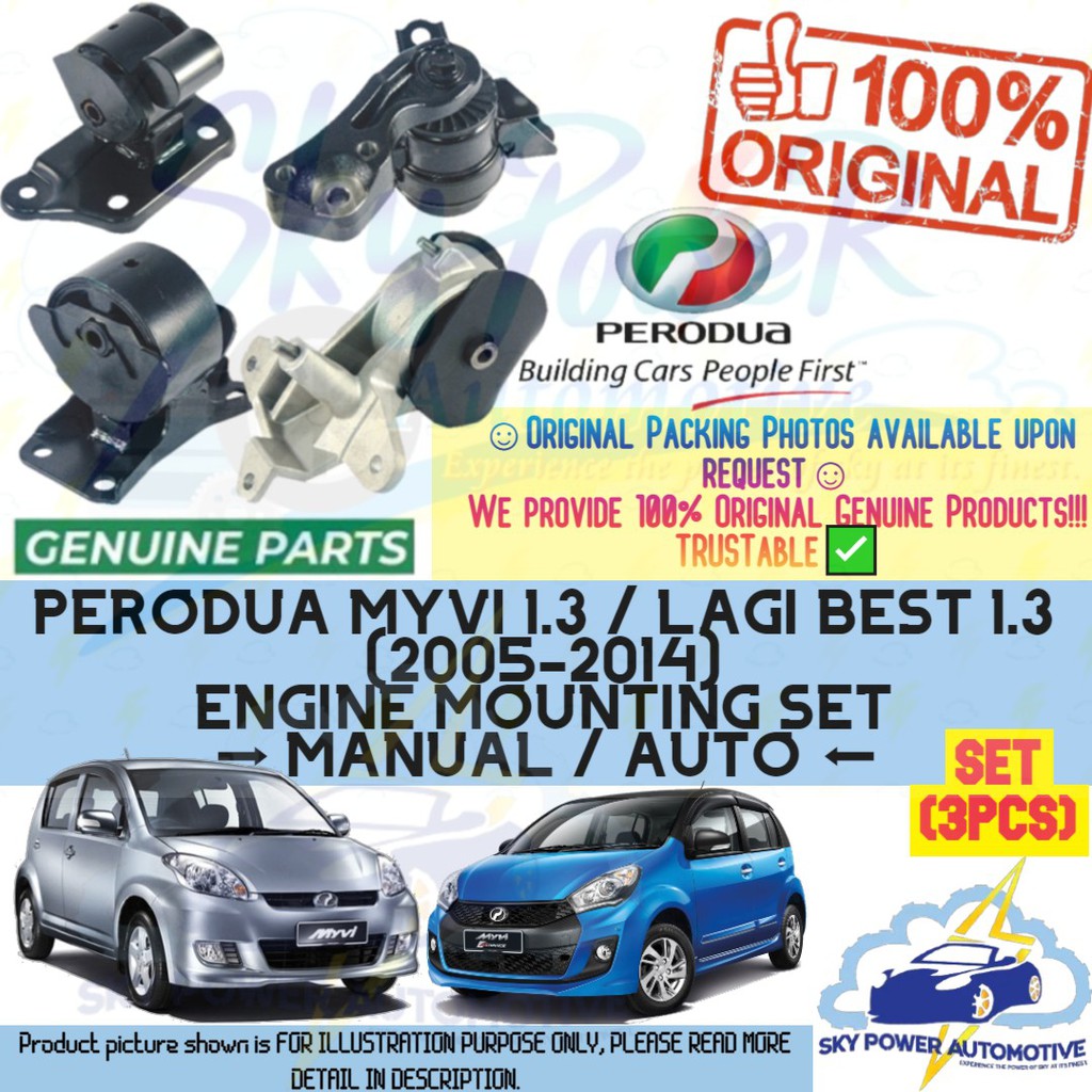 PERODUA MYVI 1.3 / LAGI BEST 1.3 (2005-2014) (MANUAL / AUTO) 100% ...
